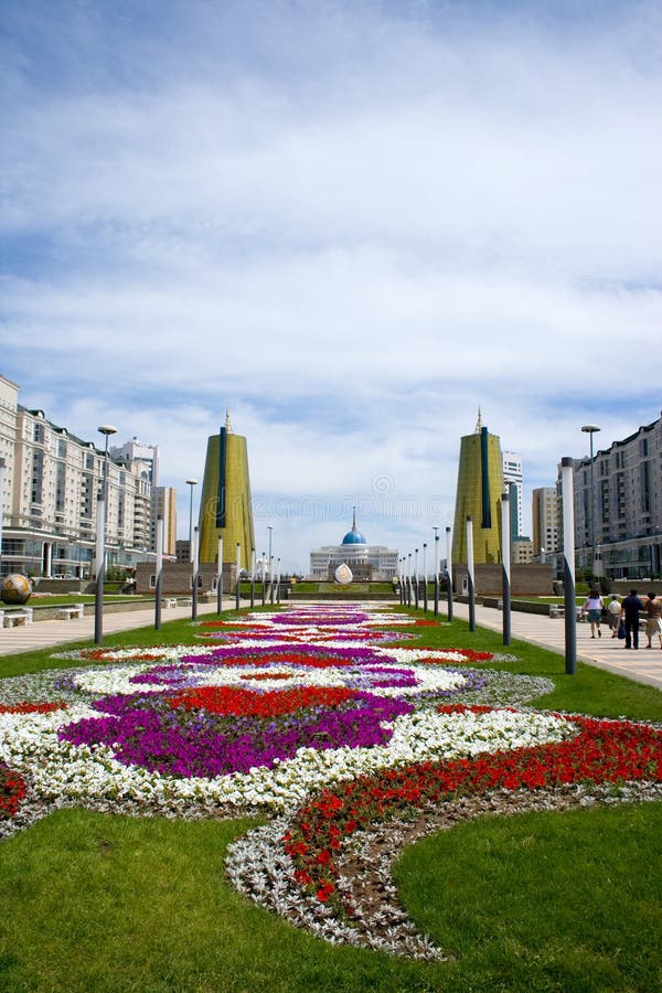 Astana. Symbol of Kazakhstan - Bayterek Stock Photo - Image of ...