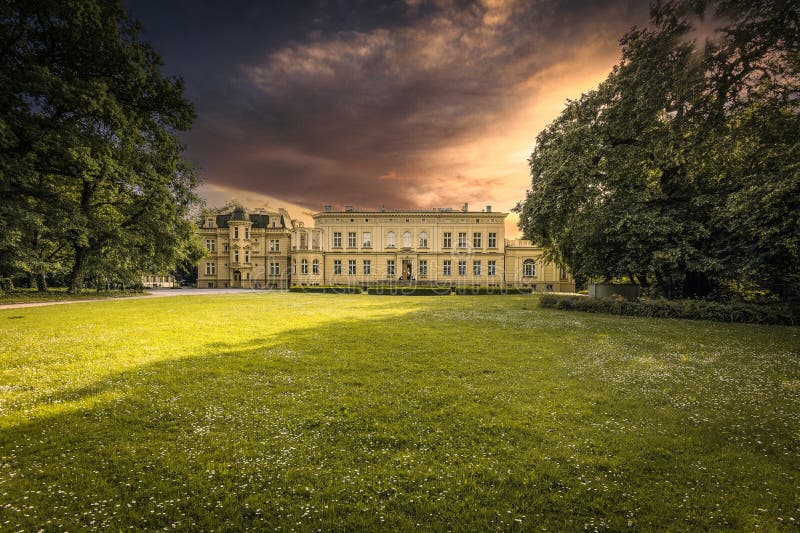 Palace and Park Complex in Ostromecko, Poland. Editorial Image - Image ...