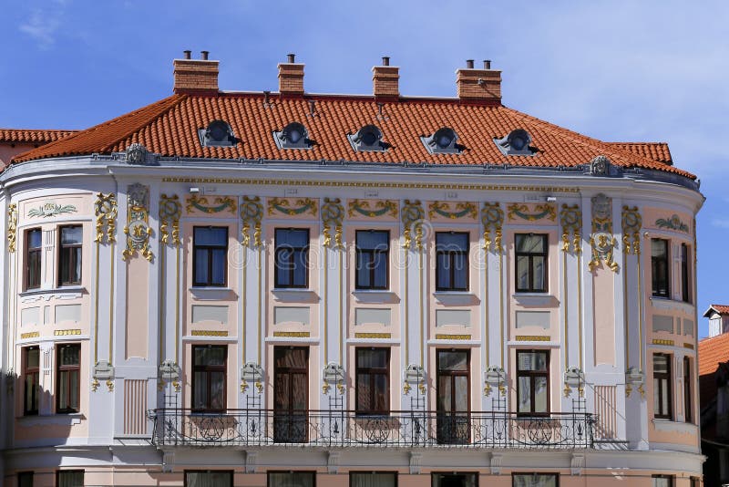 Palace on People Square in Downton of Split, Croatia Stock Photo ...