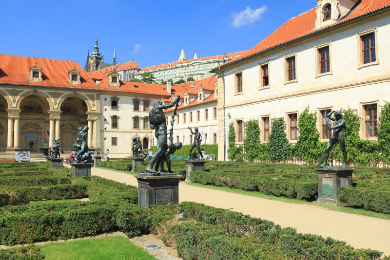 Palace in Prague stock image. Image of travel, christian - 16511947