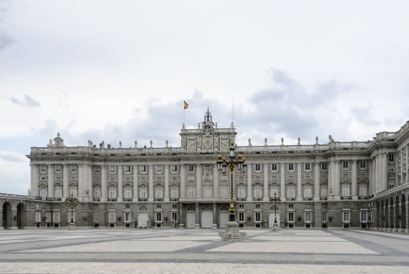 Palace Real De Madrid , Spain Stock Image - Image of palacio, real ...