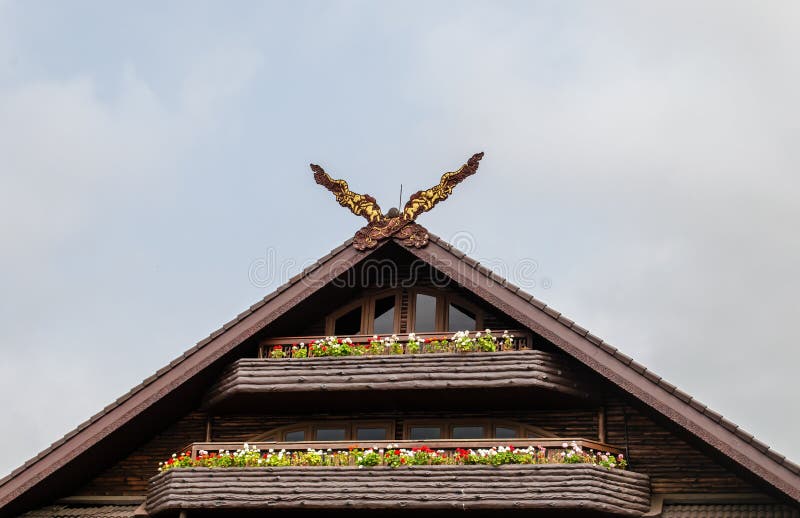 Palace Roof stock photo. Image of flower, decoration - 145263242