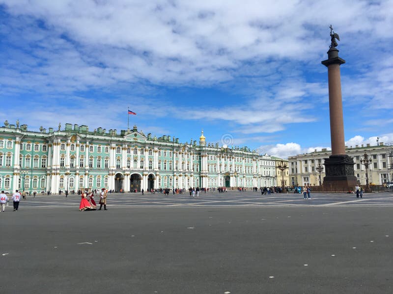 The Palace Square, Saint Petersburg Editorial Photo - Image of palace ...