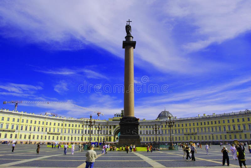 Palace Square, St Petersburg Editorial Stock Image - Image of square ...