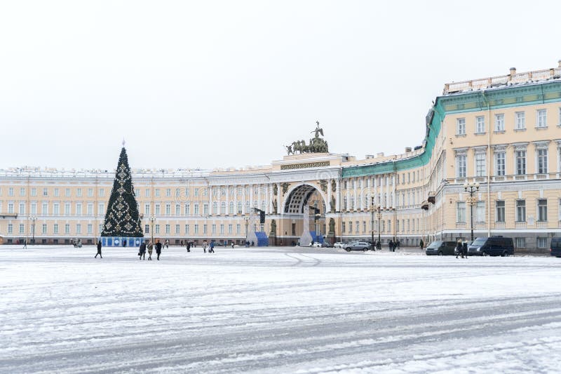 Palace Square. stock image. Image of russia, palace - 107630807