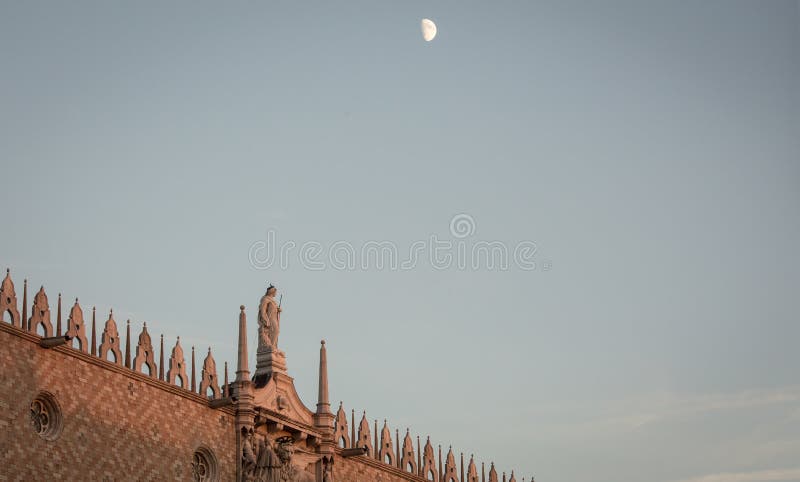 Palace venice stock photo. Image of moon, marcos, architecture - 51972856
