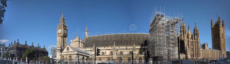 Palace of Westminster Under Restoration Editorial Stock Image - Image ...
