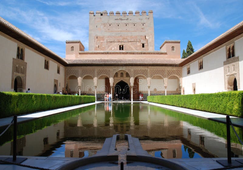 Palacio de Alhambra foto de archivo. Imagen de mundo - 15356666