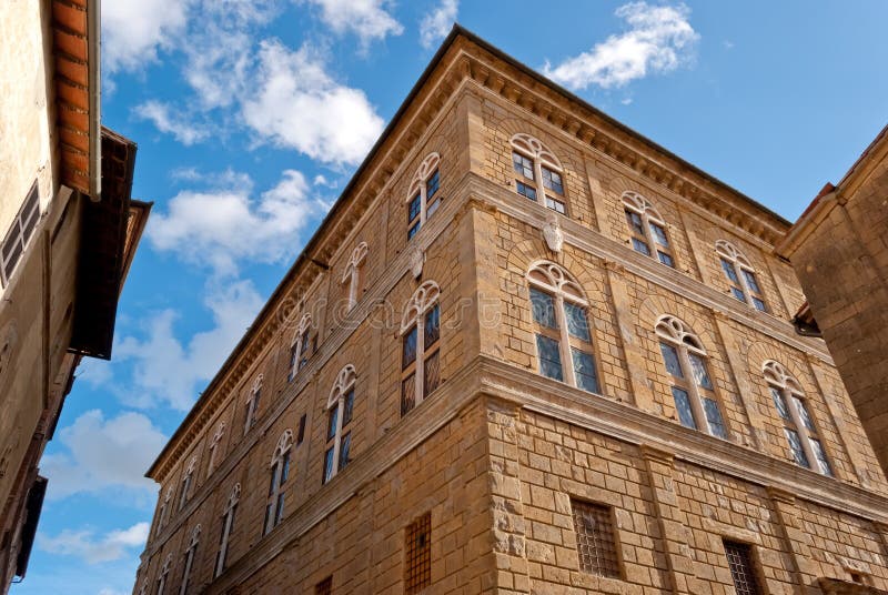 Palacio De Piccolomini, Pienza, Toscana Imagen de archivo - Imagen de ...