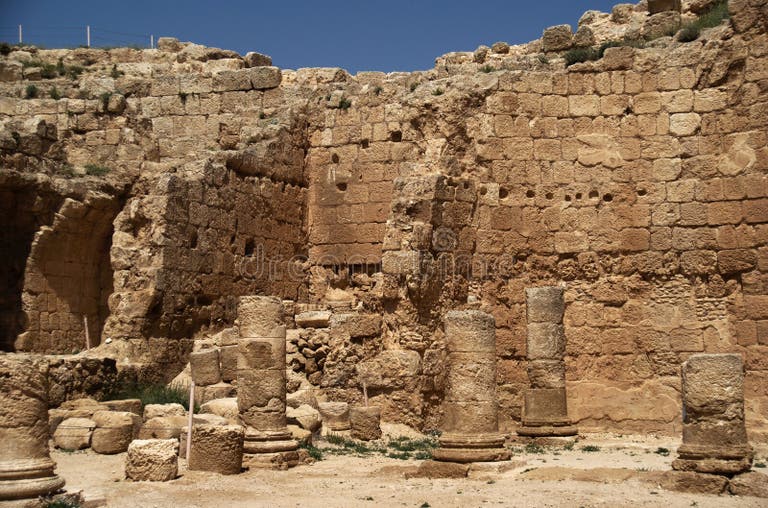 Palacio de rey Herod imagen de archivo. Imagen de senderismo - 24752697