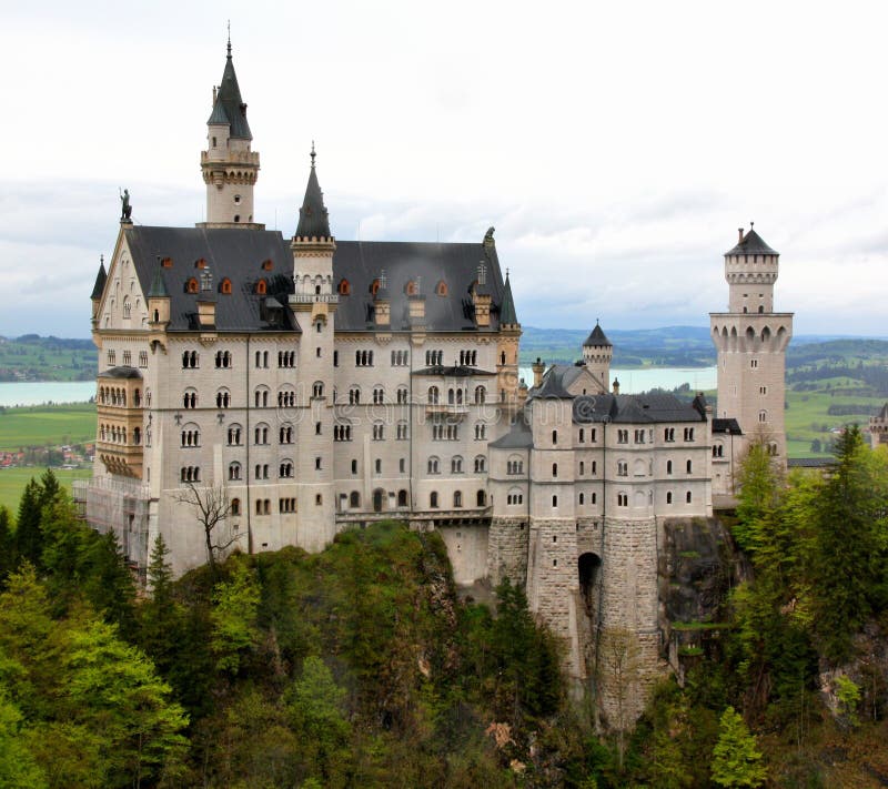 Palacio Neuschwanstein Y Hohenschwangau Foto de archivo editorial ...