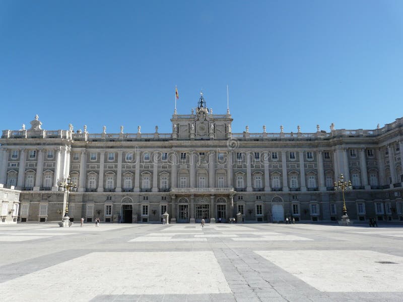 Palacio Real in Madrid, Spain Stock Photo - Image of square, city: 17729030