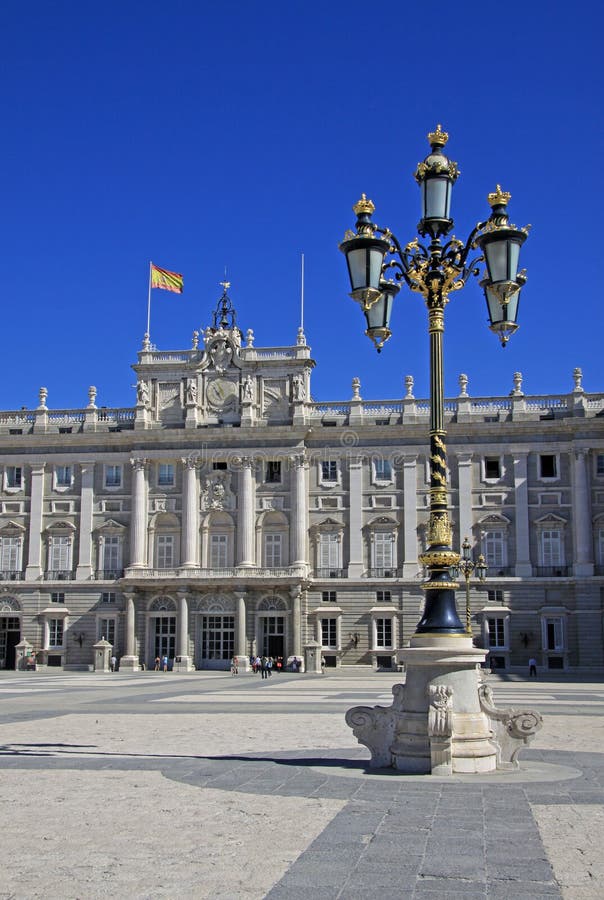 Palacio Real - Royal Palace in Madrid. View from the Top of Almudena ...