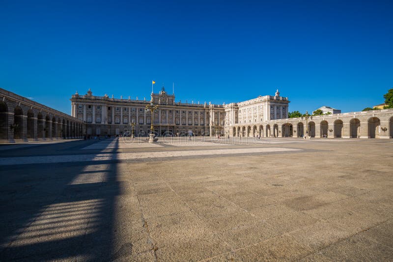 Palacio Real - Spanish Royal Palace in Madrid Editorial Stock Image ...