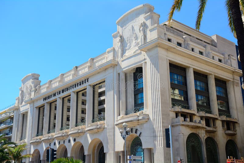 Palais De Mediterranee, Nice, France Editorial Image - Image of myth ...