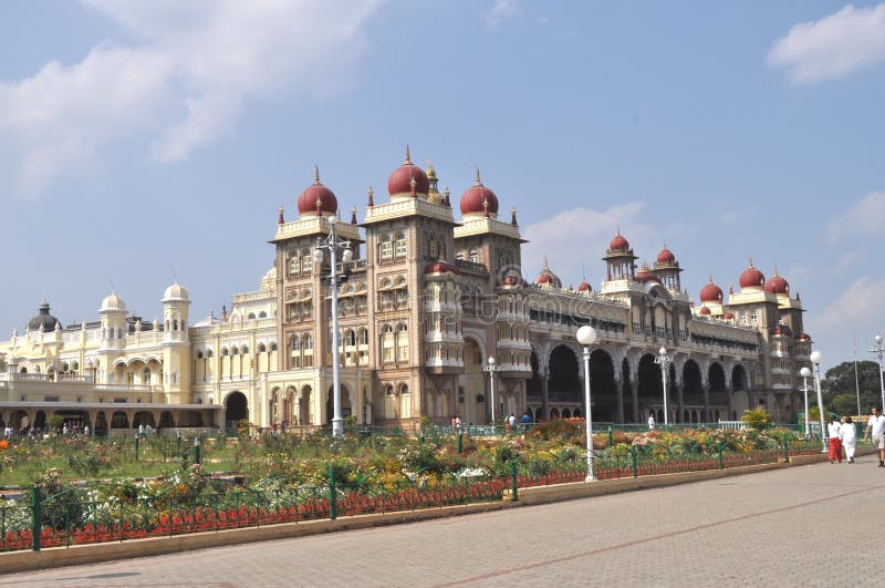 Palais De Mysore (voie De Base). Image stock - Image du tour, noblesse ...