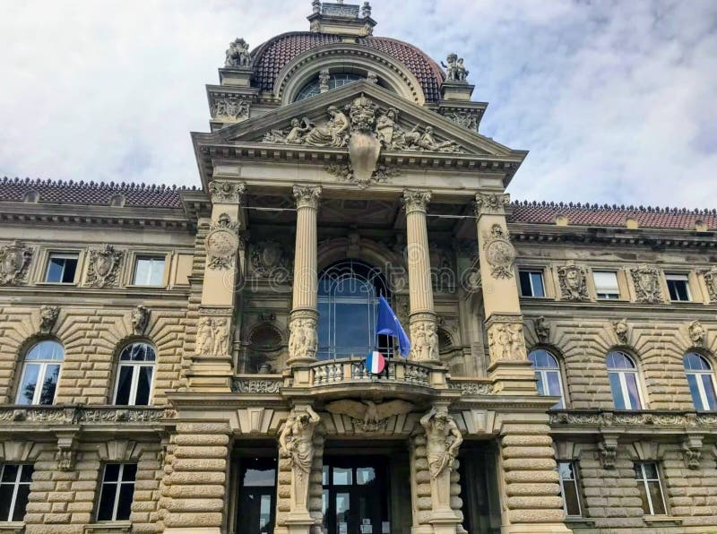 The Palais Du Rhin, Strasbourg Stock Photo - Image of neoclassic ...