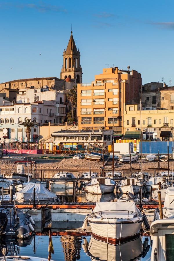 Palamos stock image. Image of spain, houses, seaside - 30863323