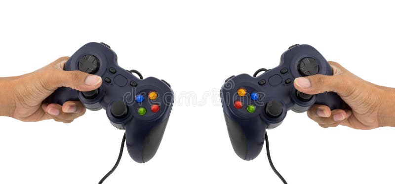 Palanca De Mando Para Las Consolas Del Videojuego Foto de archivo ...