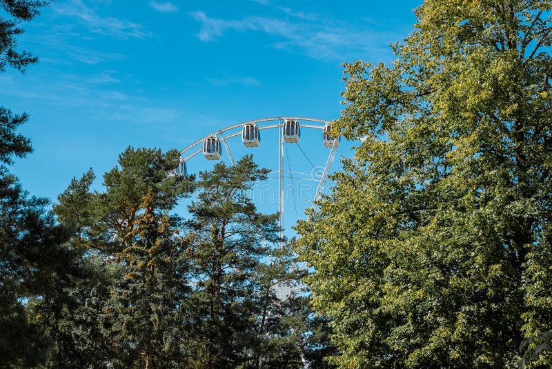 Palanga Ferris Wheel in Lithuania Stock Photo - Image of baltic ...