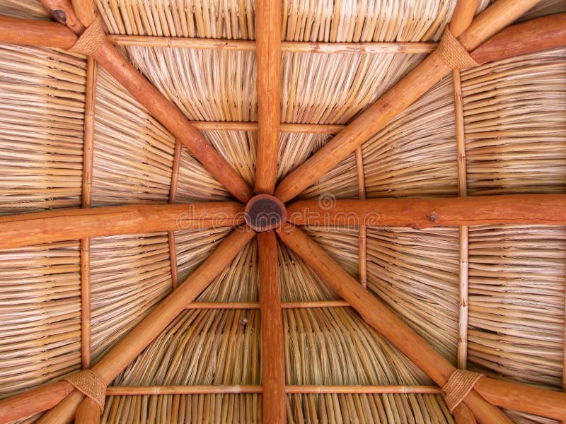 Palapa Roof stock photo. Image of construction, mexican - 4760046