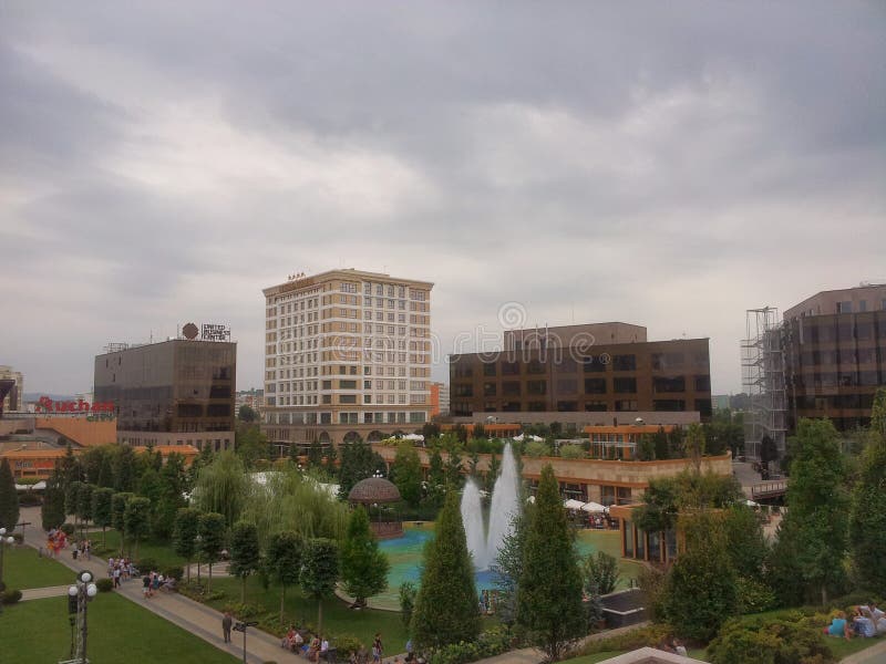 Palas mall garden in Iasi editorial photography. Image of palas - 44588222