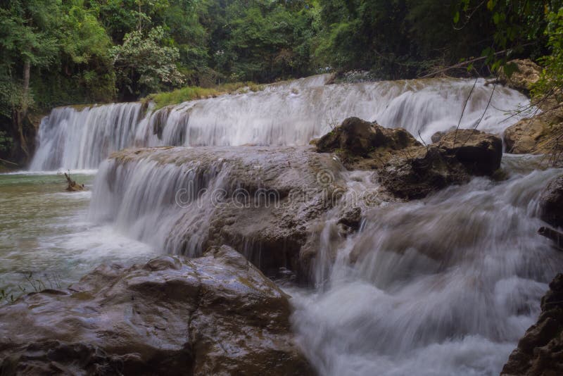 Palatha waterfall stock photo. Image of scenic, beauty - 129293682