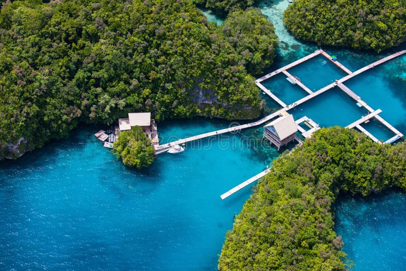 Palau islands from above stock image. Image of pacific - 52239783