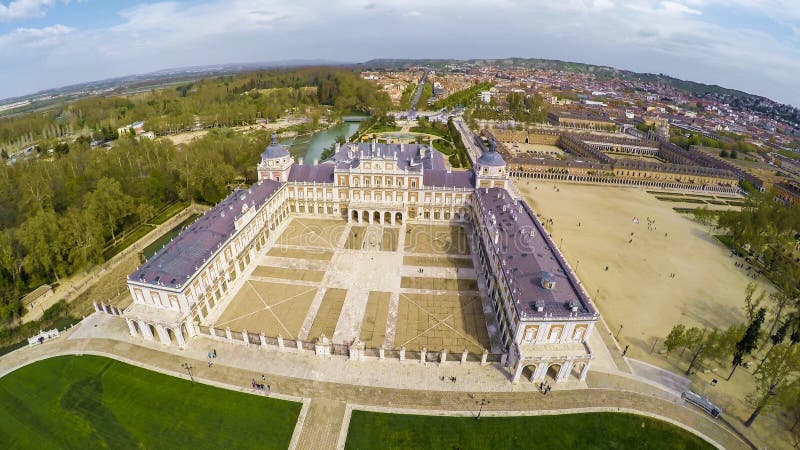 Palazzo Aranjuez, Residenza Di Re Della Spagna Fotografia Stock ...