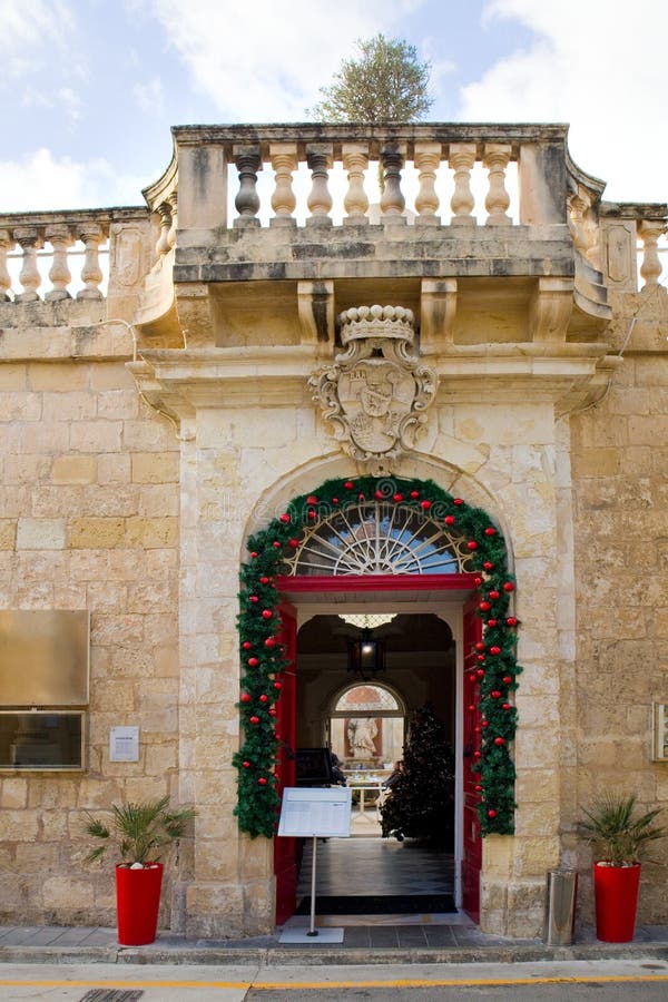 Palazzo Castelletti in Rabat, Malta Stock Photo - Image of castelletti ...