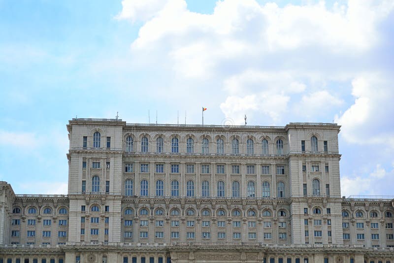 Il Palazzo Del Parlamento, Bucarest, Romania Immagine Stock - Immagine ...