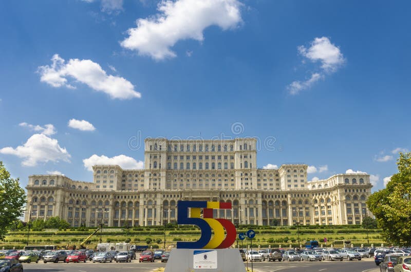 Palazzo Del Parlamento Bucarest Fotografia Editoriale - Immagine di ...