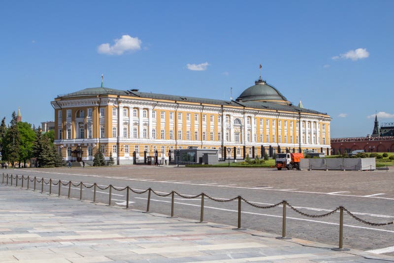 Palazzo Del Senato a Mosca, Russia Immagine Stock Editoriale - Immagine ...