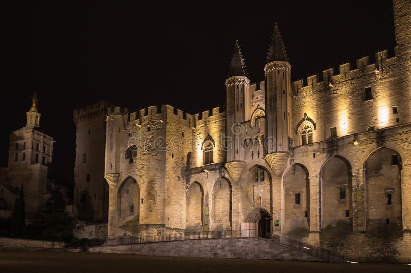 Palazzo Del Papa a Avignon Quadrato Centrale, Provenza, Cote D'Azur, F ...