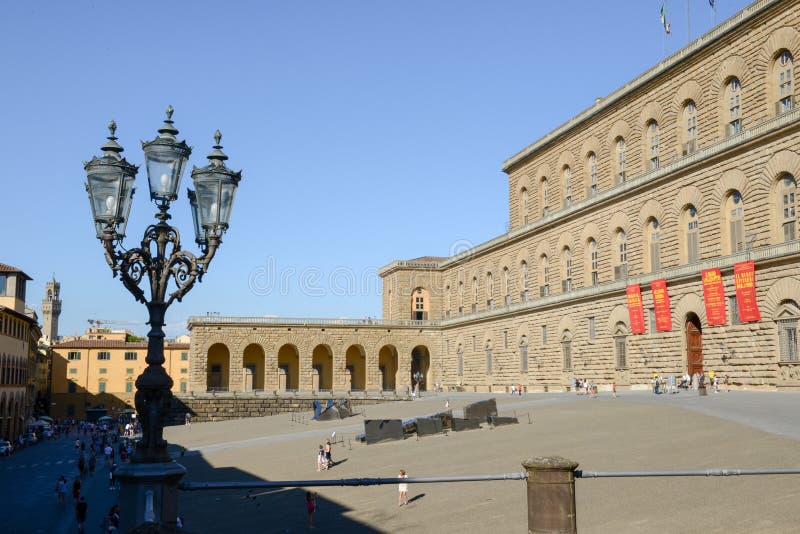 The Palazzo Pitti in Florence Editorial Image - Image of culture ...