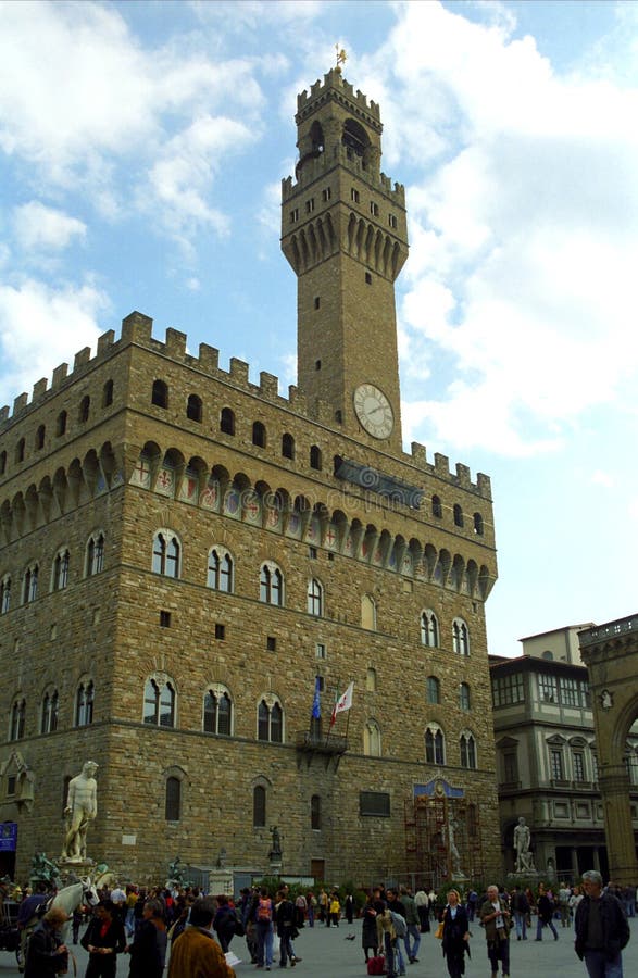 Palazzo Vecchio, Firenze, Italy Editorial Stock Image - Image of ...