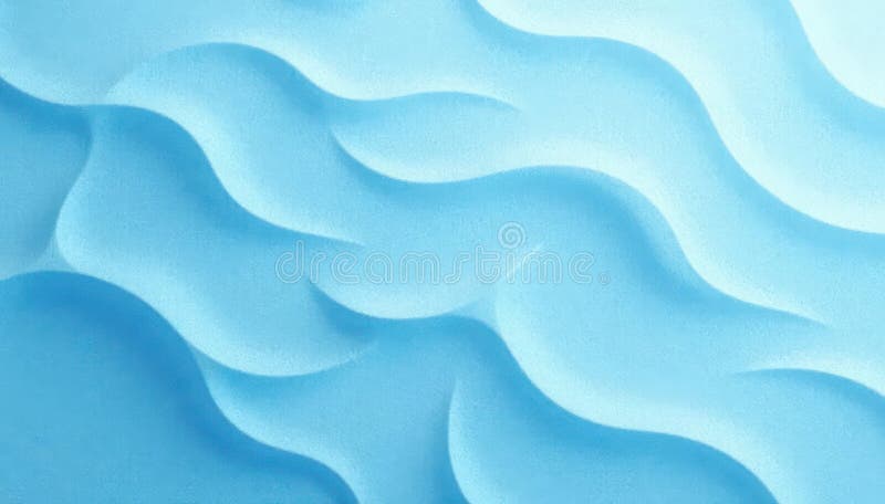 Pale Blue Abstract Surface, Artistic Digital Render, Textured Depth ...