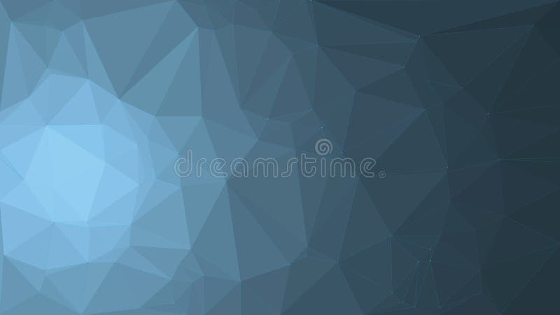 Abstract Dots Mesh in Blue Background Stock Vector - Illustration of ...