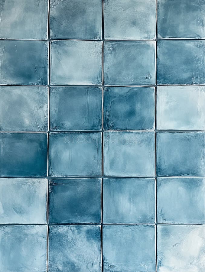 Pale Blue Ceramic Tile Texture Featuring a Smooth Glazed Finish for ...