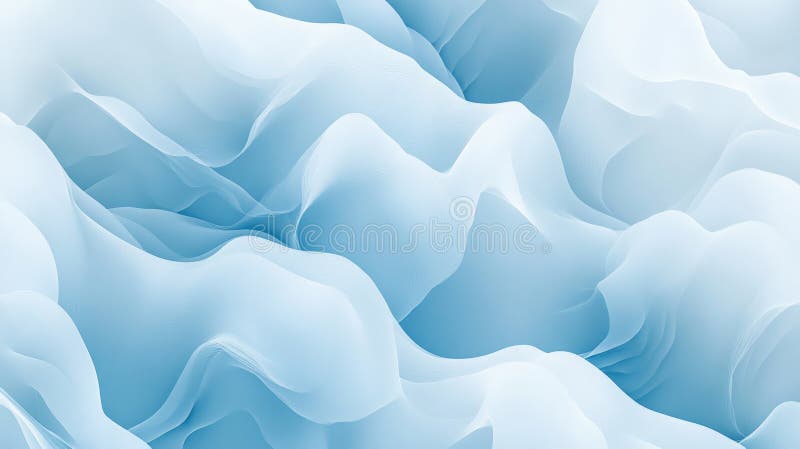 A Pale Blue Organic Pattern Featuring Abstract, Cloud-like Shapes. the ...