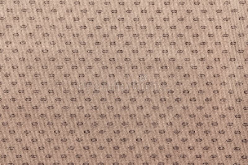 Pale Brown Fabric with Spots Ovals Stock Image - Image of rough ...