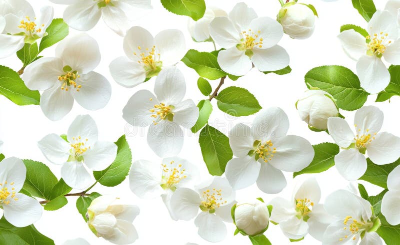 The Pale Cherry Blossom Petals, Spread Across a Light Backdrop, Reveal ...