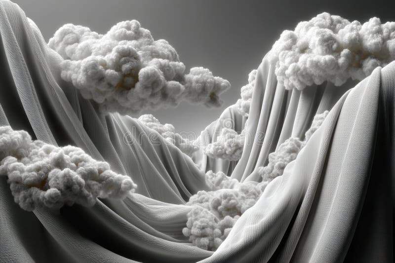 Abstract Textile Cloud Transformations Stock Illustrations – 4 Abstract ...