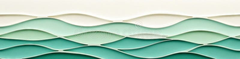 Pale Green Gradually Gives Way To Light Celery in a Subtle, 3D Low ...