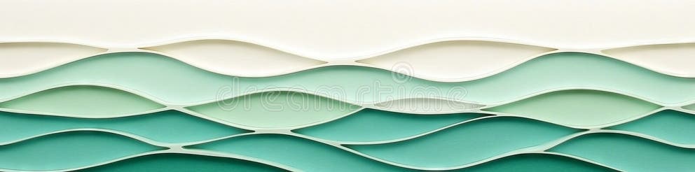 Pale Green Gradually Gives Way To Light Celery in a Subtle, 3D Low ...