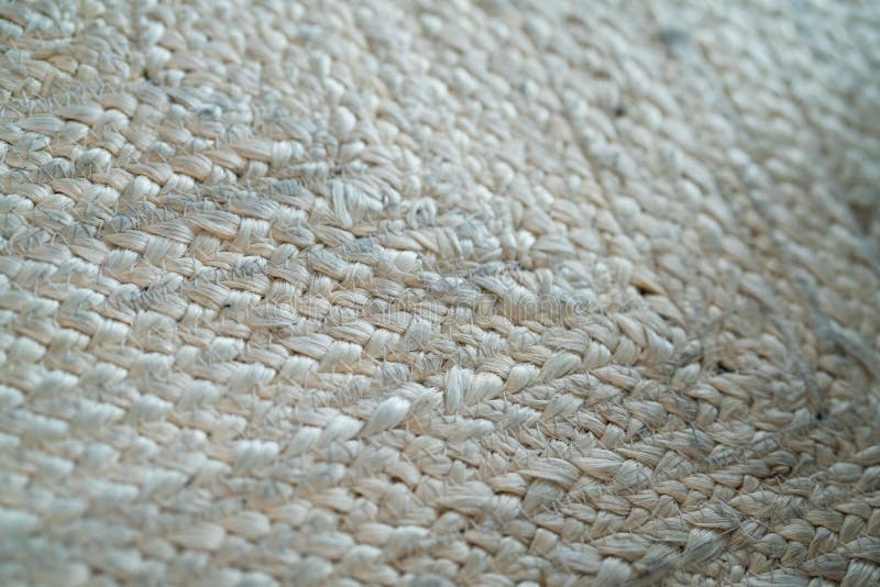 Pale Jute Floor Rag Background Closeup Stock Photo - Image of ...