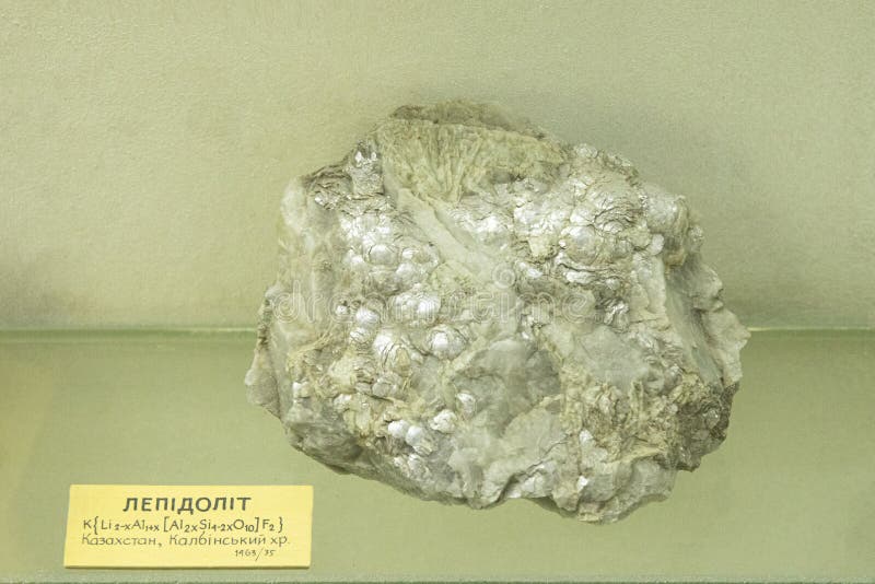 Pale Lepidolite Mineral from Silicate Class, Source of Lithium, Cesium ... Pale Lepidolite Mineral from Silicate Class, Source of Lithium, Cesium ...