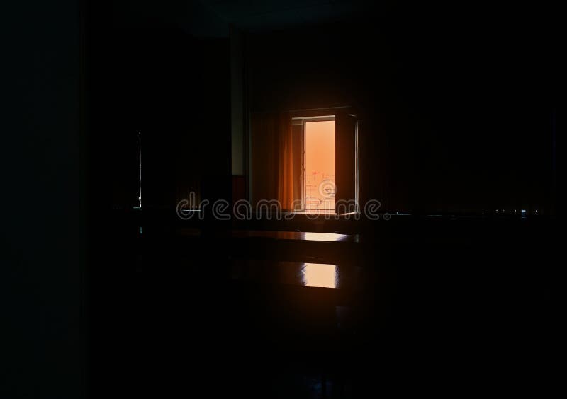 Pale Light Leak through Room Window Backdrop Stock Image - Image of ...