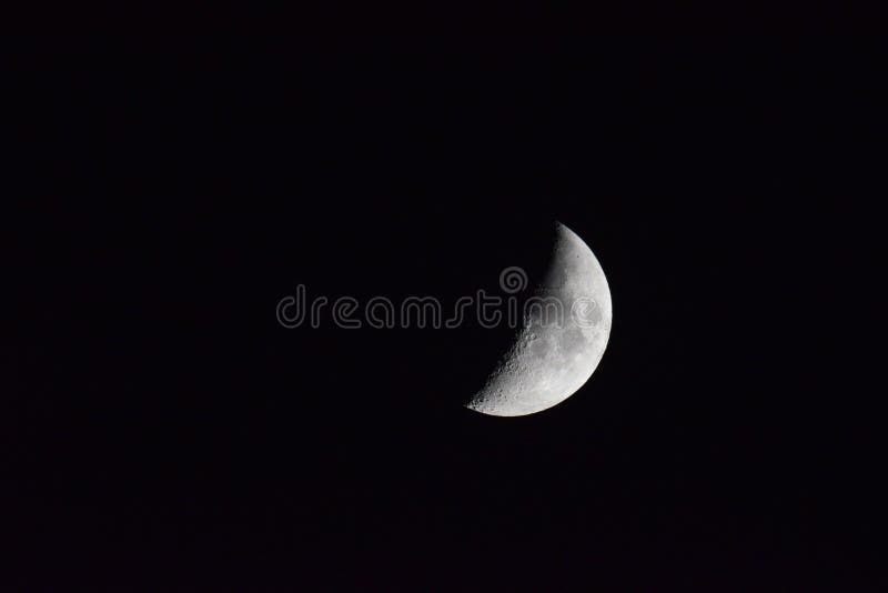 Crescent moon stock photo. Image of moon, pale, overhead - 179459316
