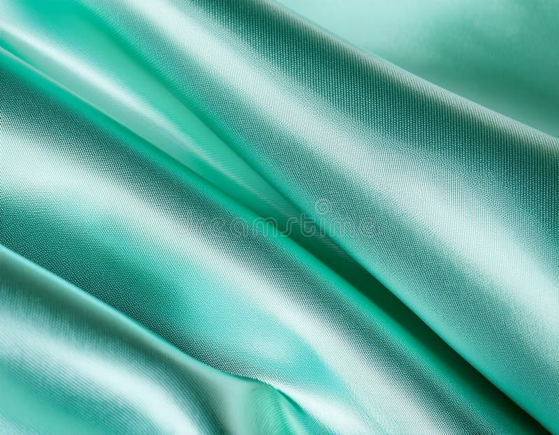 Pale Mint Green Silk Fabric Texture with a Smooth, Glossy Finish Stock ...